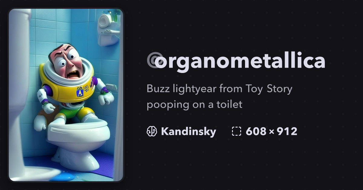 "Buzz lightyear from Toy Story pooping on..." | @organometallica on ...