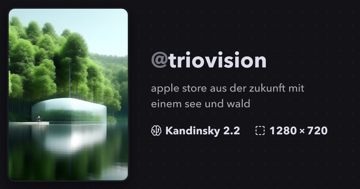 "apple store aus der zukunft mit einem se..." | @triovision on Stablecog